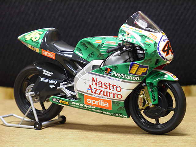 Valentino Rossi Aprilia RSW250 Imola 1999 1:12 minichamps