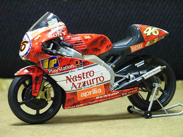 Valentino Rossi Aprilia RSW250 Imola 1999 1:12 minichamps