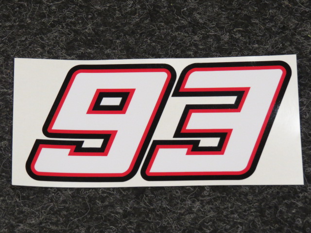 Sticker 93 Marc Marquez 18cm.
