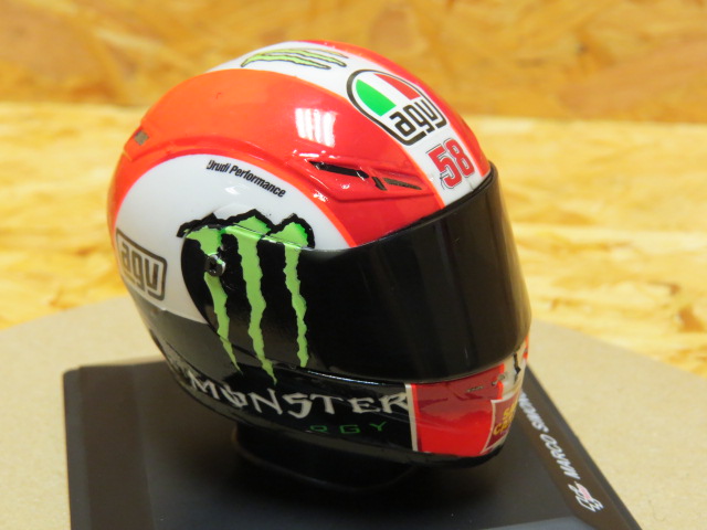 Marco Simoncelli AGV helm 2011 1:5