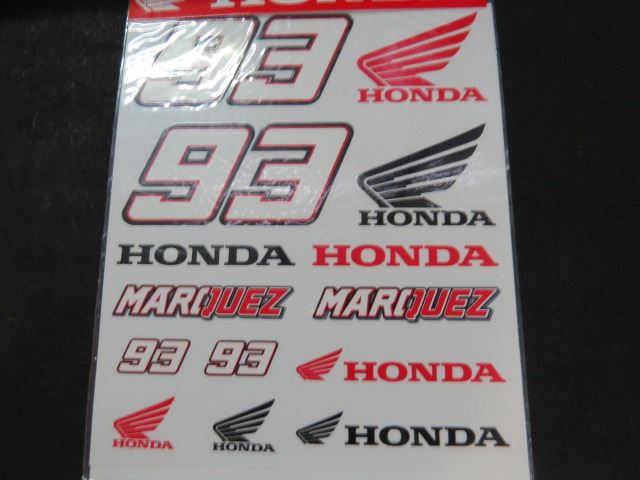 Marc Marquez Honda stickers vel big 1658003