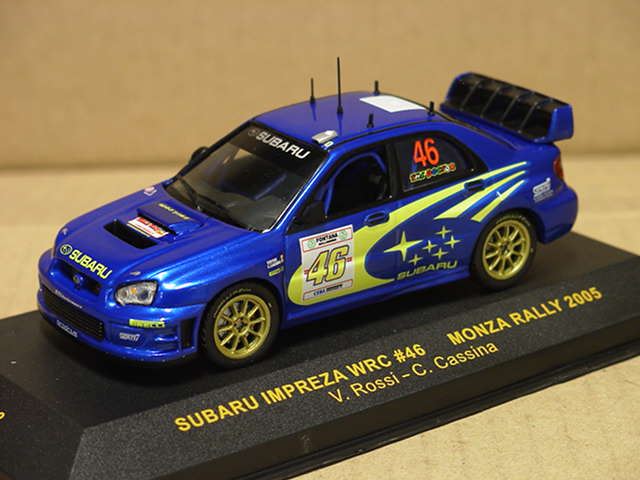 valentino Rossi Subaru Impreza wrc Monza rally 2005 1:43
