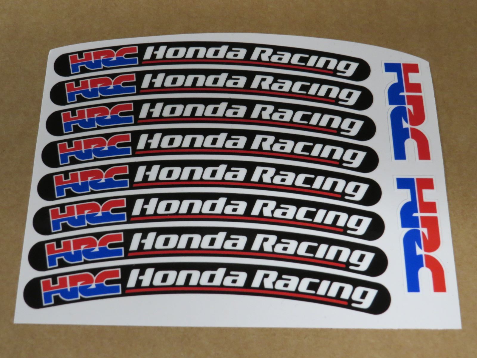 Velg Sticker wheel rim HRC Racing