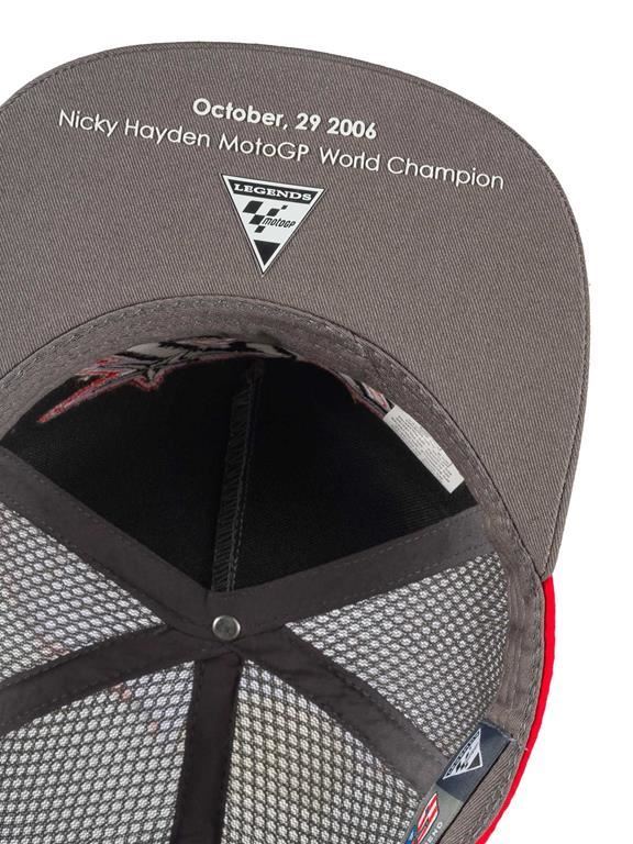 Nicky Hayden #69 flat cap / pet grey 1944002
