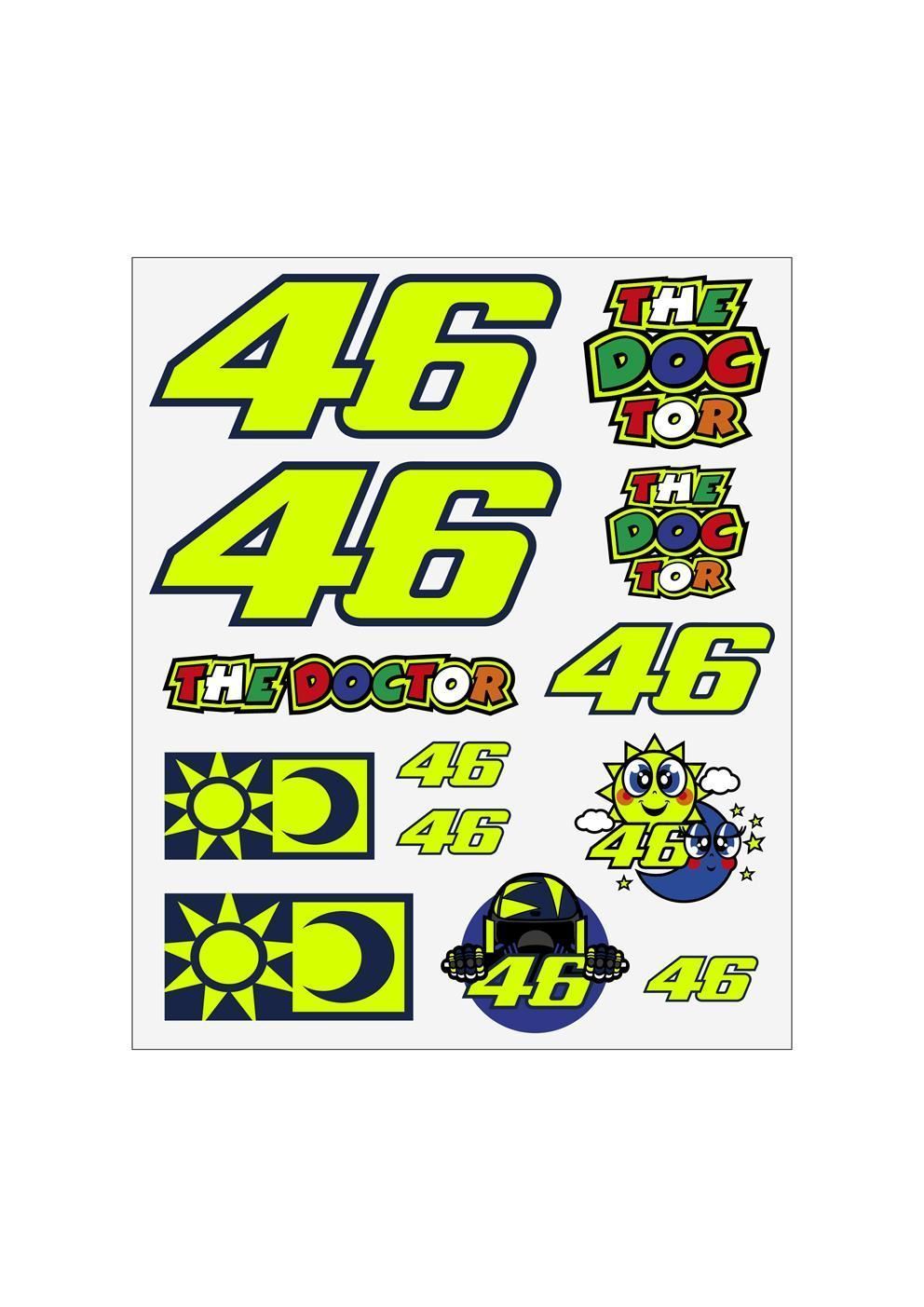 Valentino Rossi large stickers vrust399603