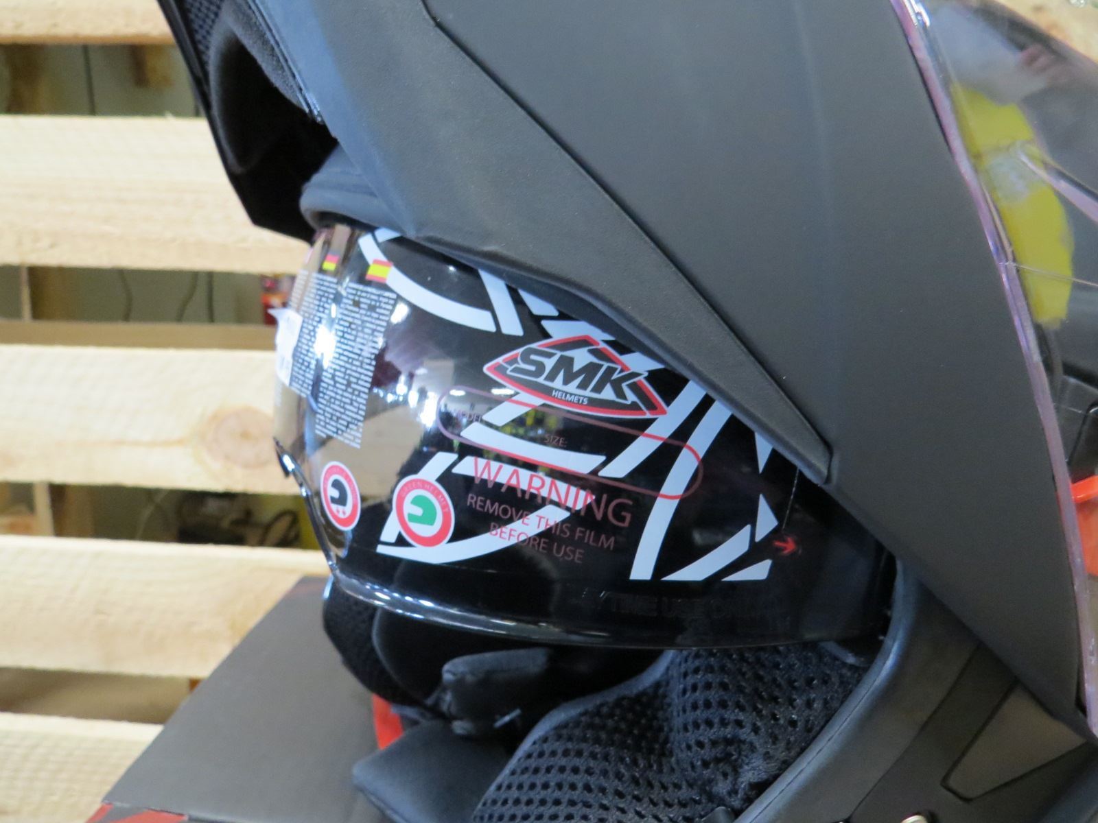 SMK glide systeem helm klaphelm