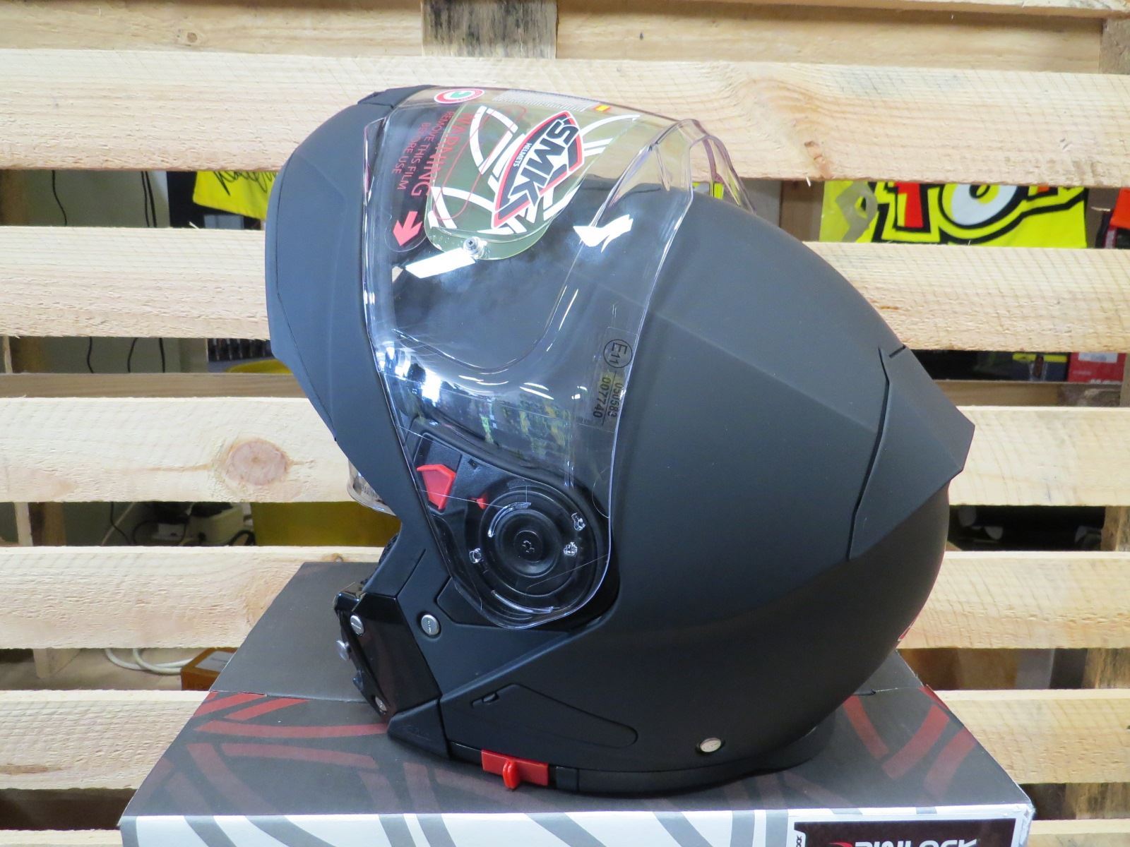 SMK glide systeem helm klaphelm