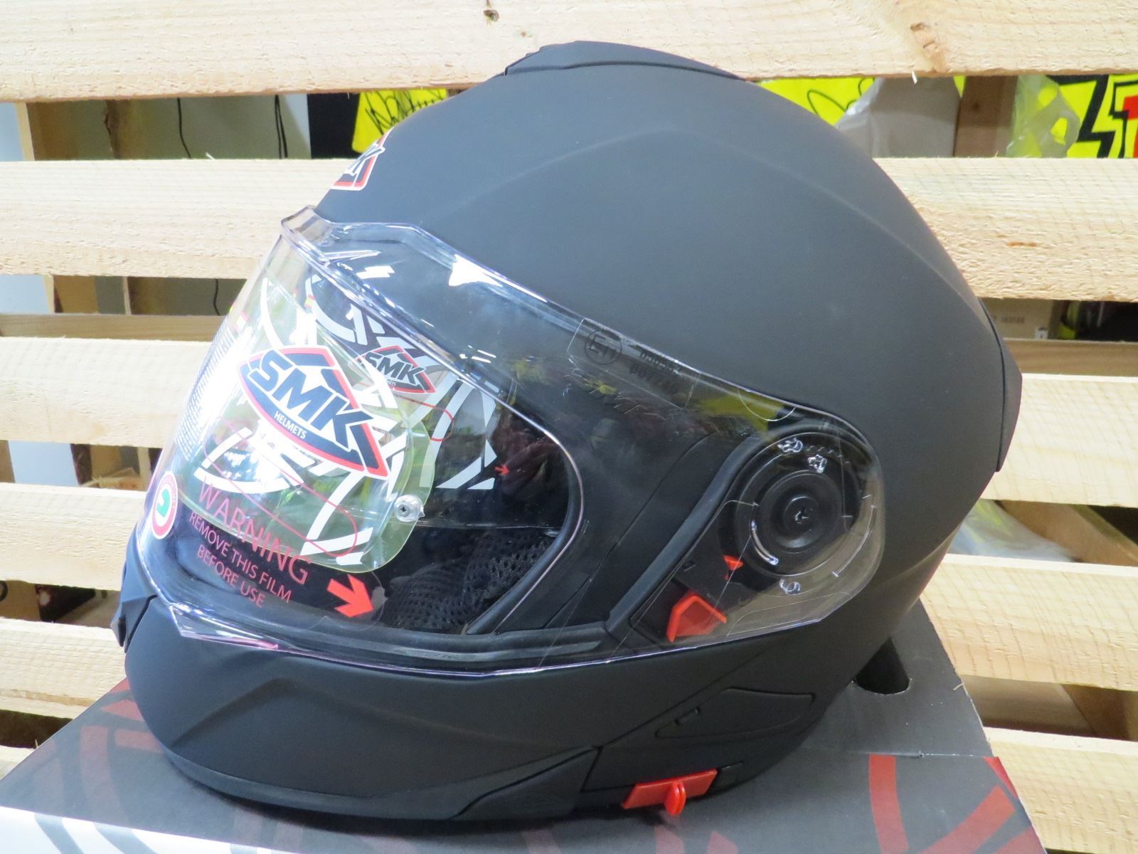 SMK glide systeem helm klaphelm