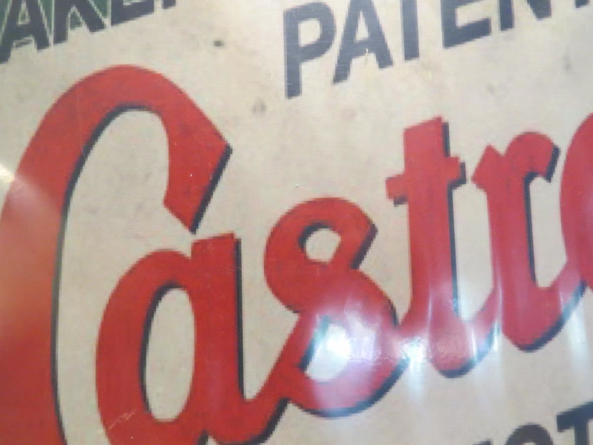 Metal Tac Signs, Castrol Oil Logo