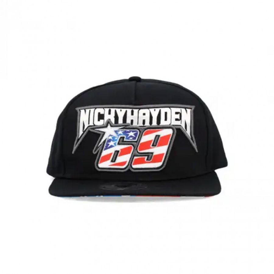 Nicky Hayden #69 flat cap / pet black 2244002