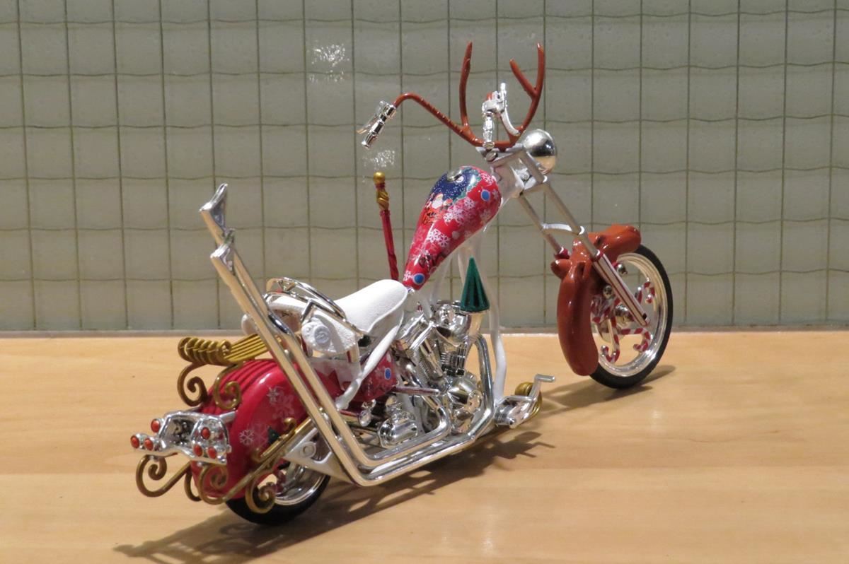 Orange County Choppers Christmas bike 1:18