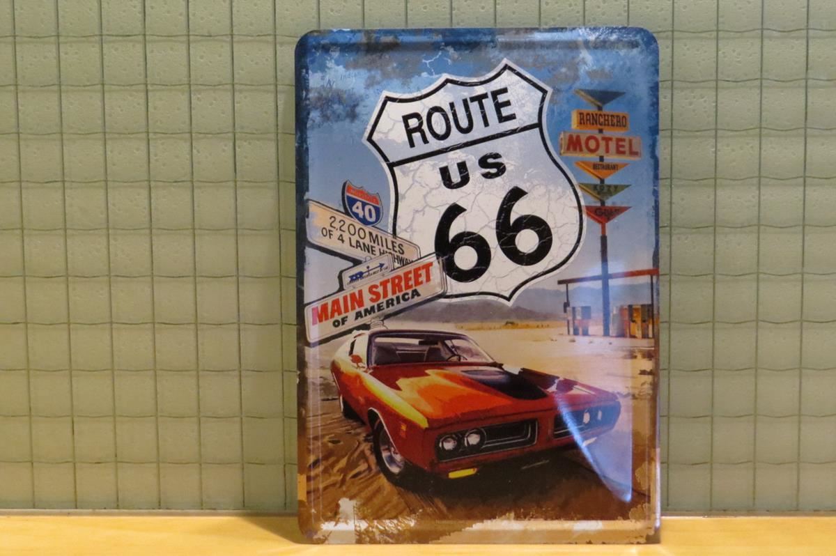 Route 66 man cave bordje