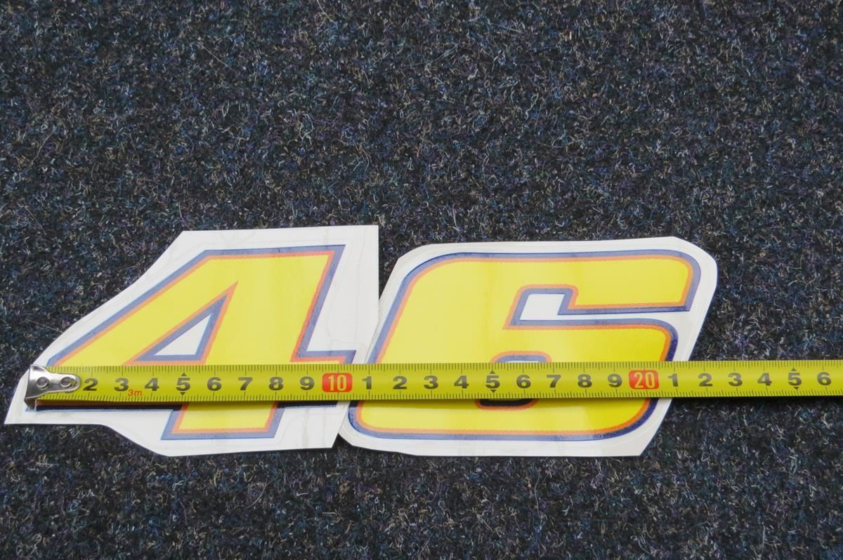 Valentino Rossi Sticker 46 yellow 20 cm