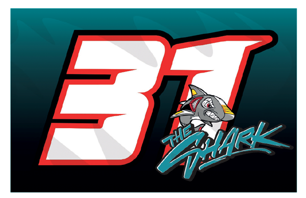 Pedro Acosta vlag / flag the Shark 2453201